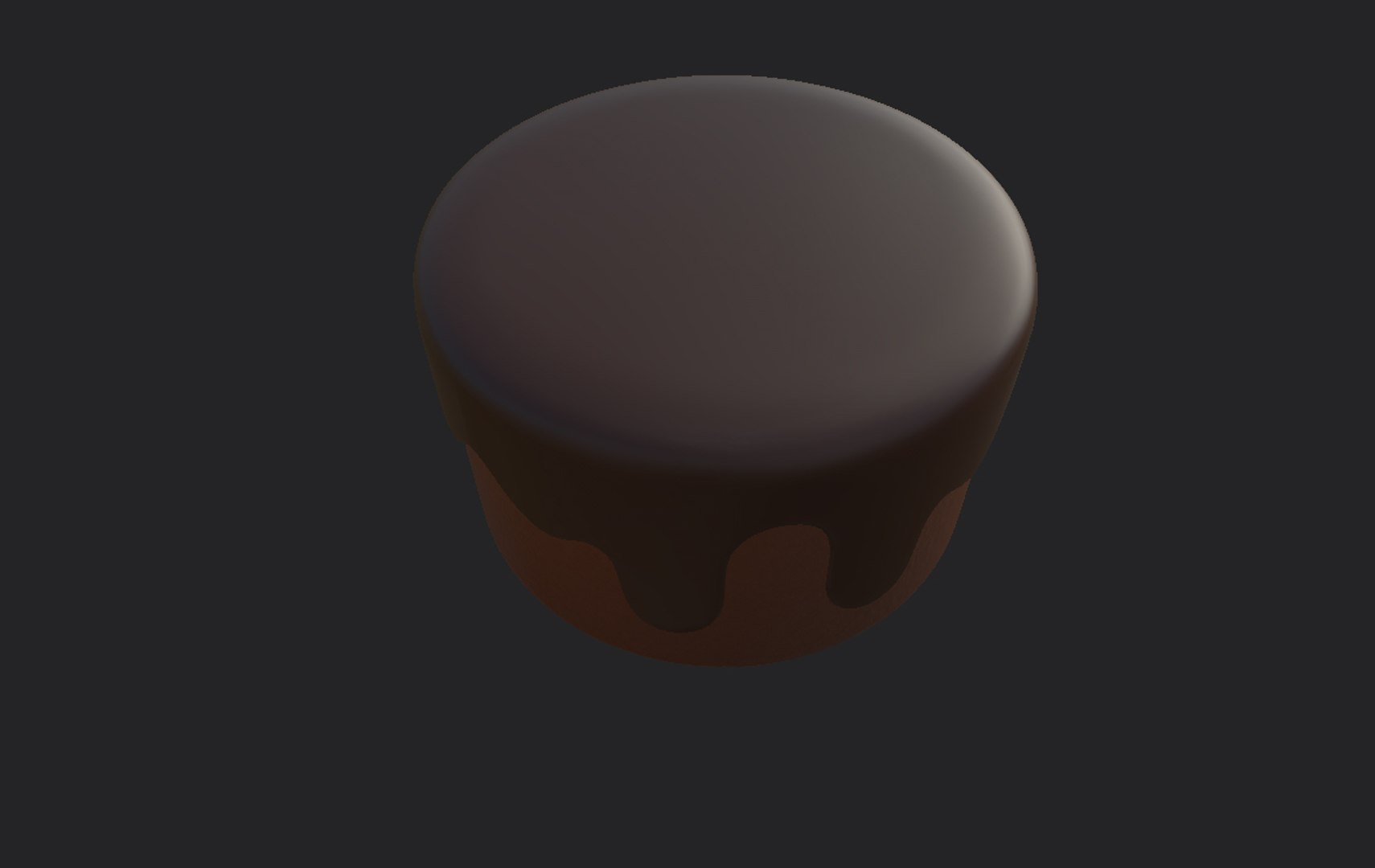 3D Chocolate Cake Model - TurboSquid 1602232