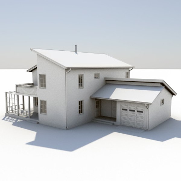 modelo 3d Casa de dos pisos 02 - TurboSquid 610246