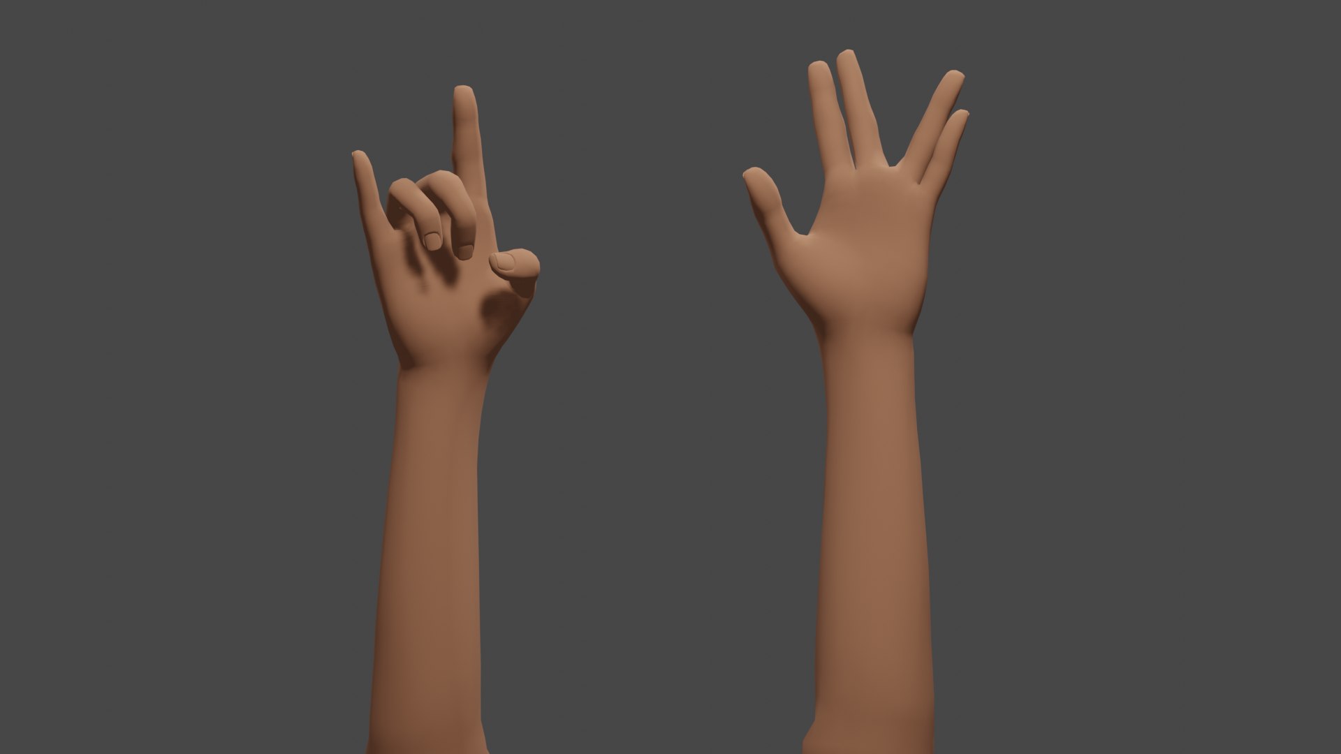 3D Rigged Human Hands - TurboSquid 1699519