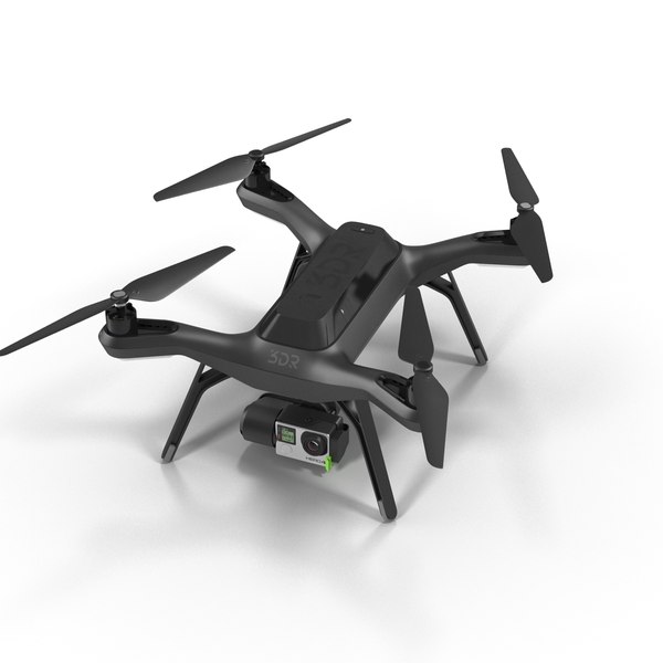 3dr solo drone 3d max