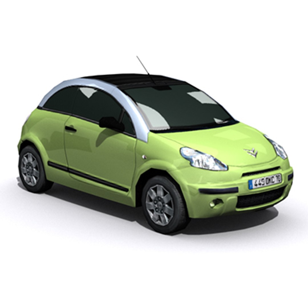 3d citroen c3 pluriel car