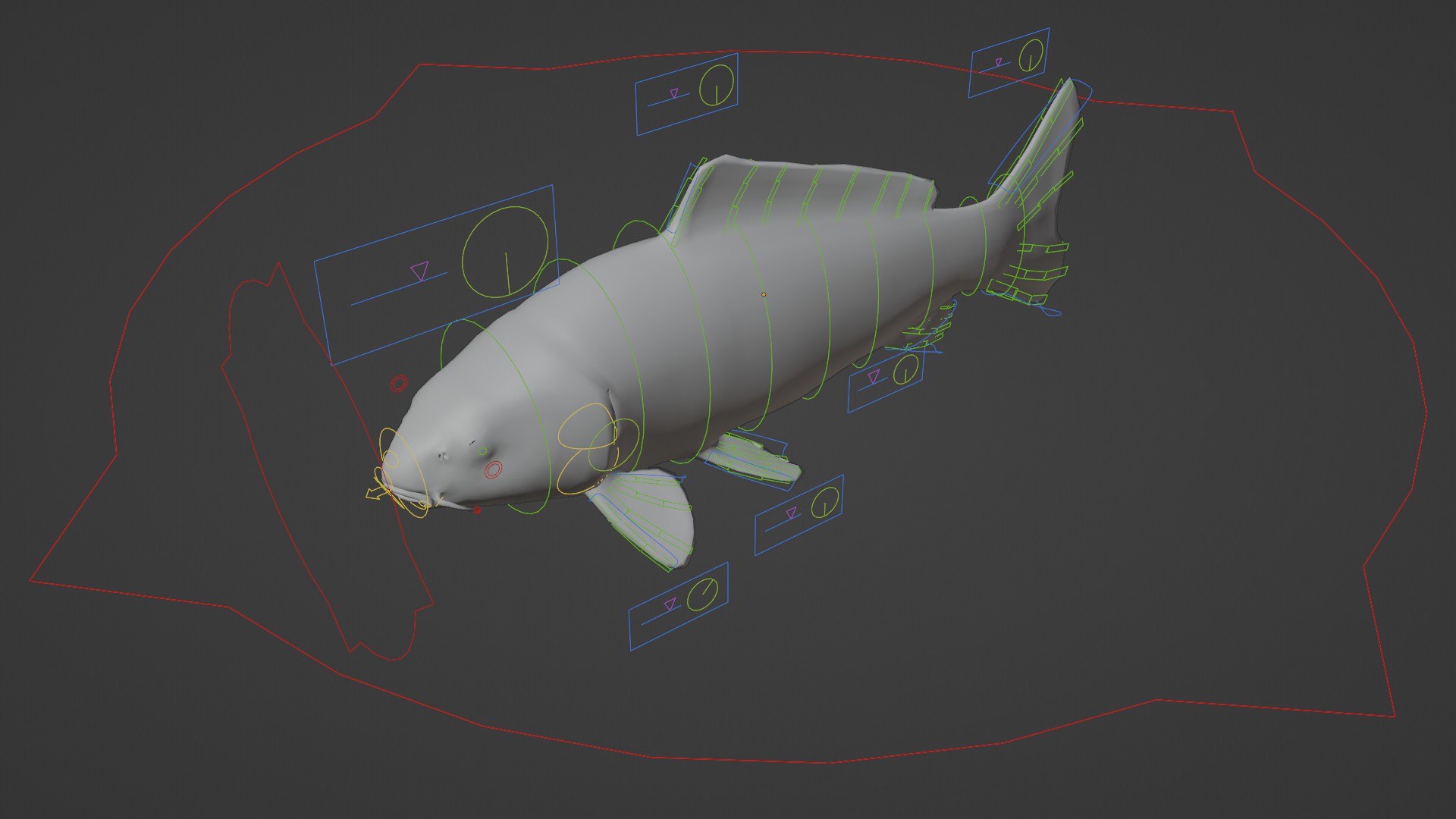 3D Common Carp Model - TurboSquid 1837449