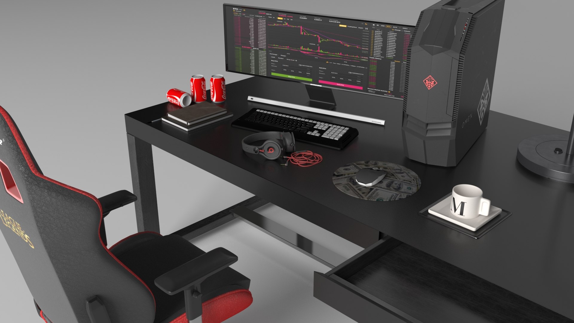 Gaming Pc Computer Model - TurboSquid 1908120