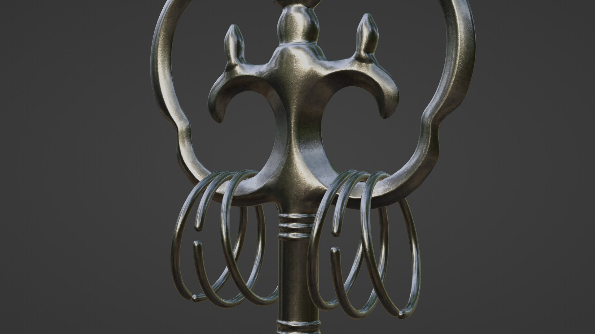 3D Japanese Priest Staff Model - TurboSquid 2078187