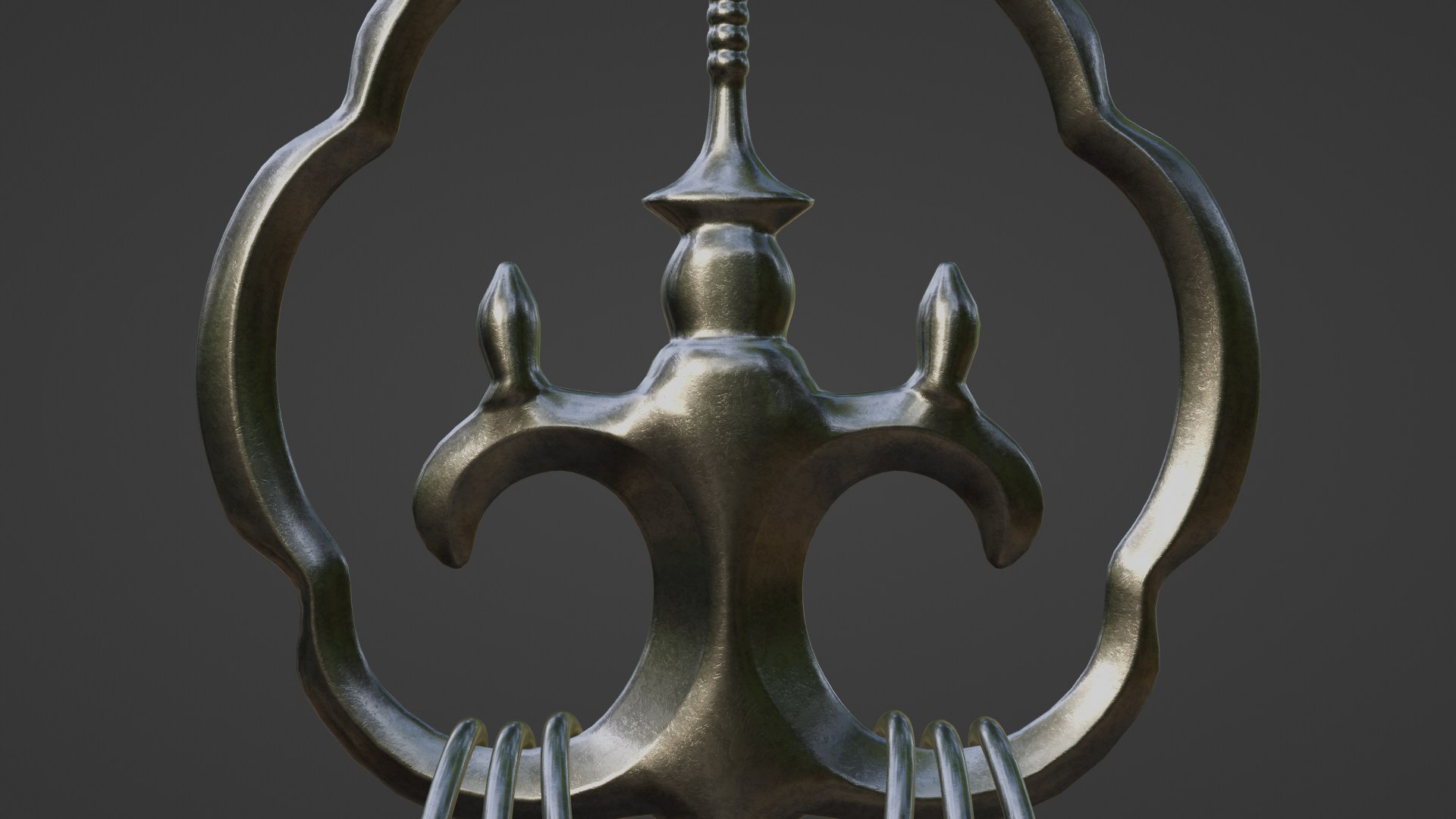 3D Japanese Priest Staff Model - TurboSquid 2078187