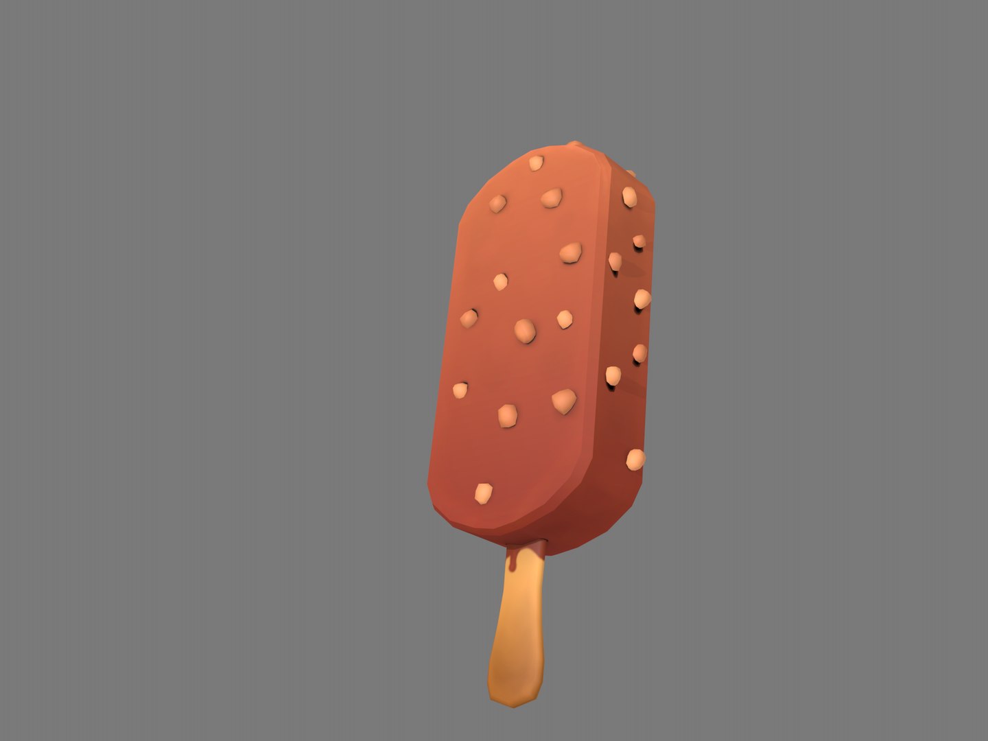 3D ice cream chocolate model - TurboSquid 1569537