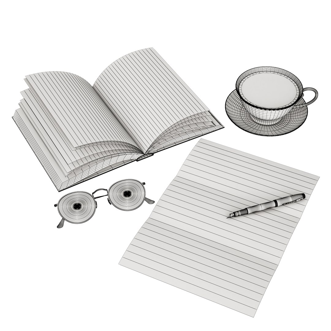 3D Letter Book - TurboSquid 1557533