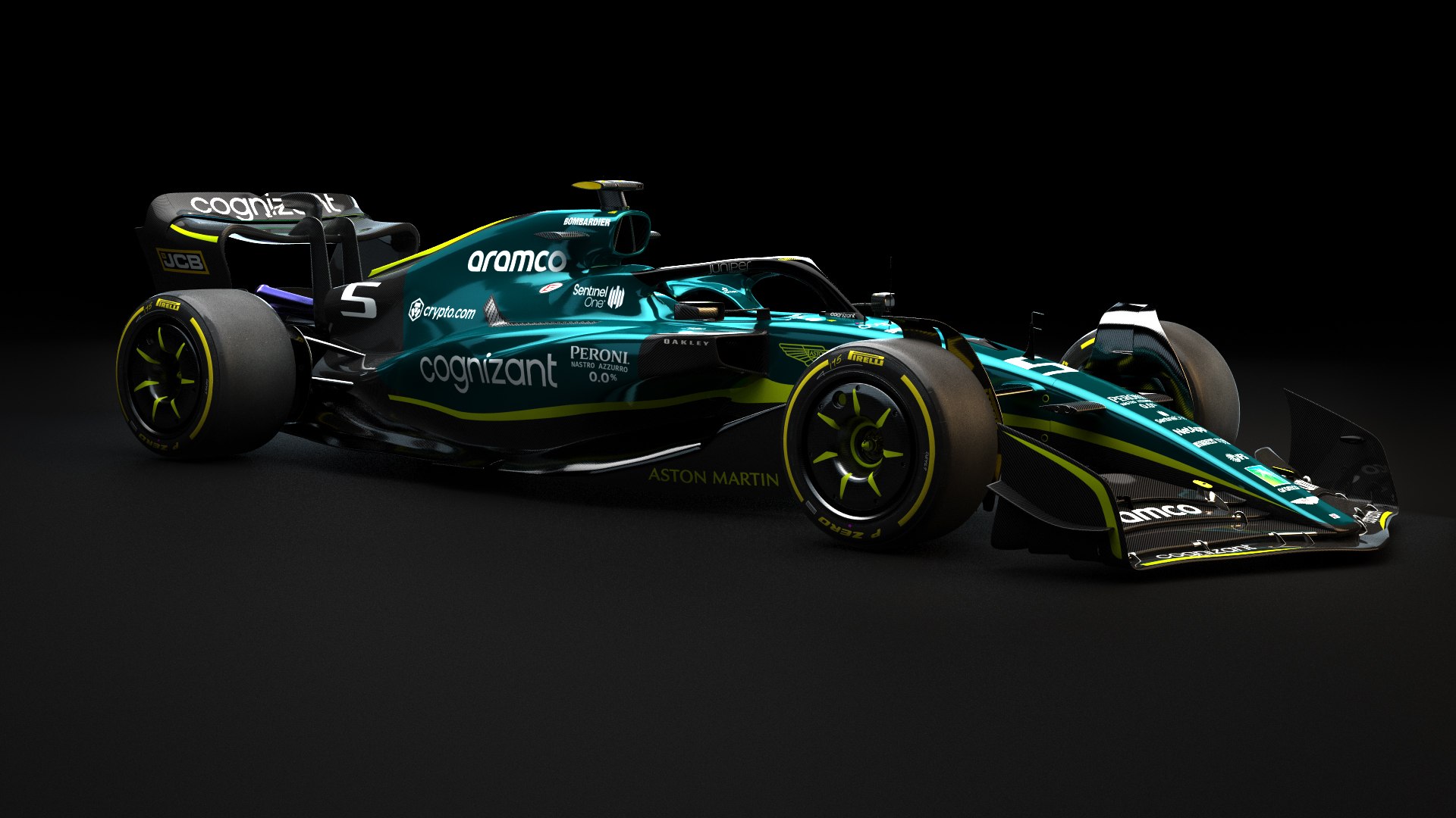 3D F1 Aston Martin AMR22 2022 Update - TurboSquid 1922604