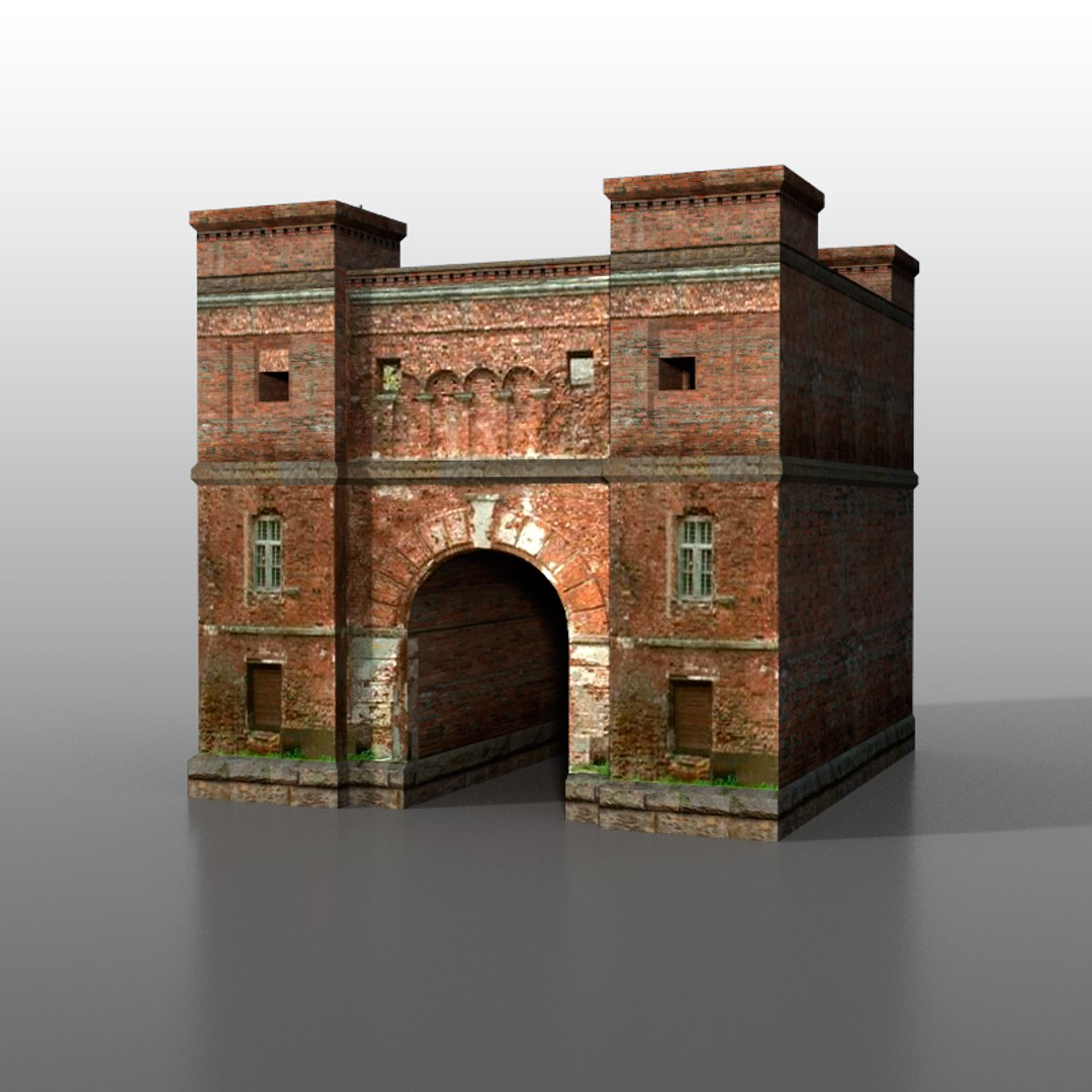 Brest Fortress 3d Max