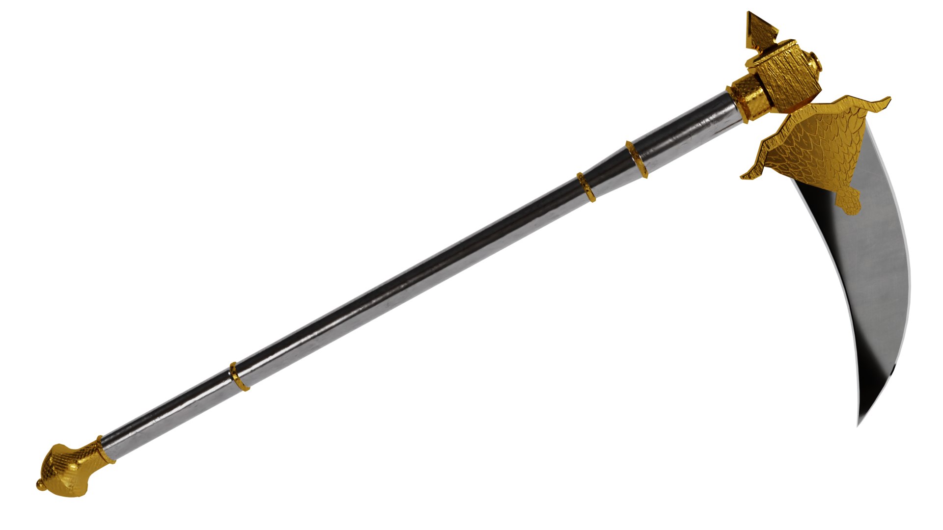 Zaghnal War Scythe 3D Model - TurboSquid 1713463