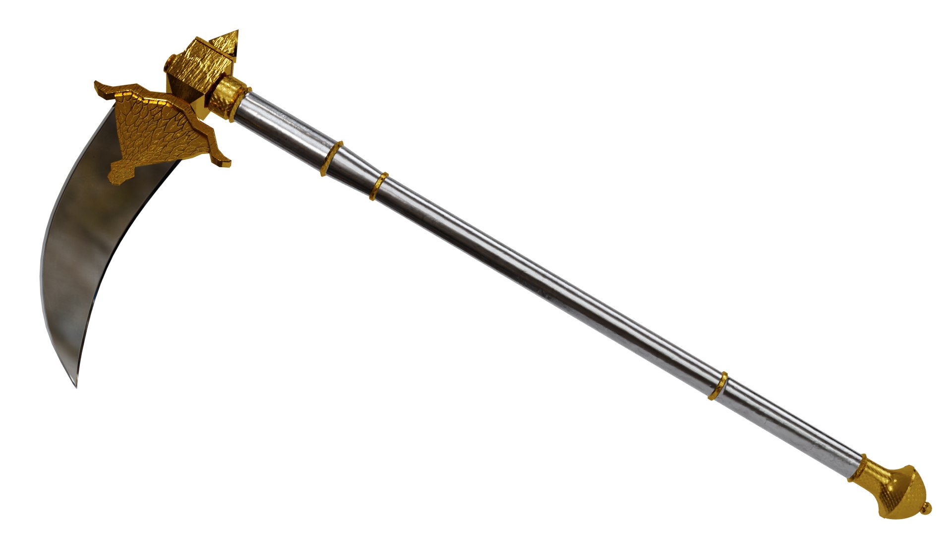 Zaghnal War Scythe 3D Model - TurboSquid 1713463