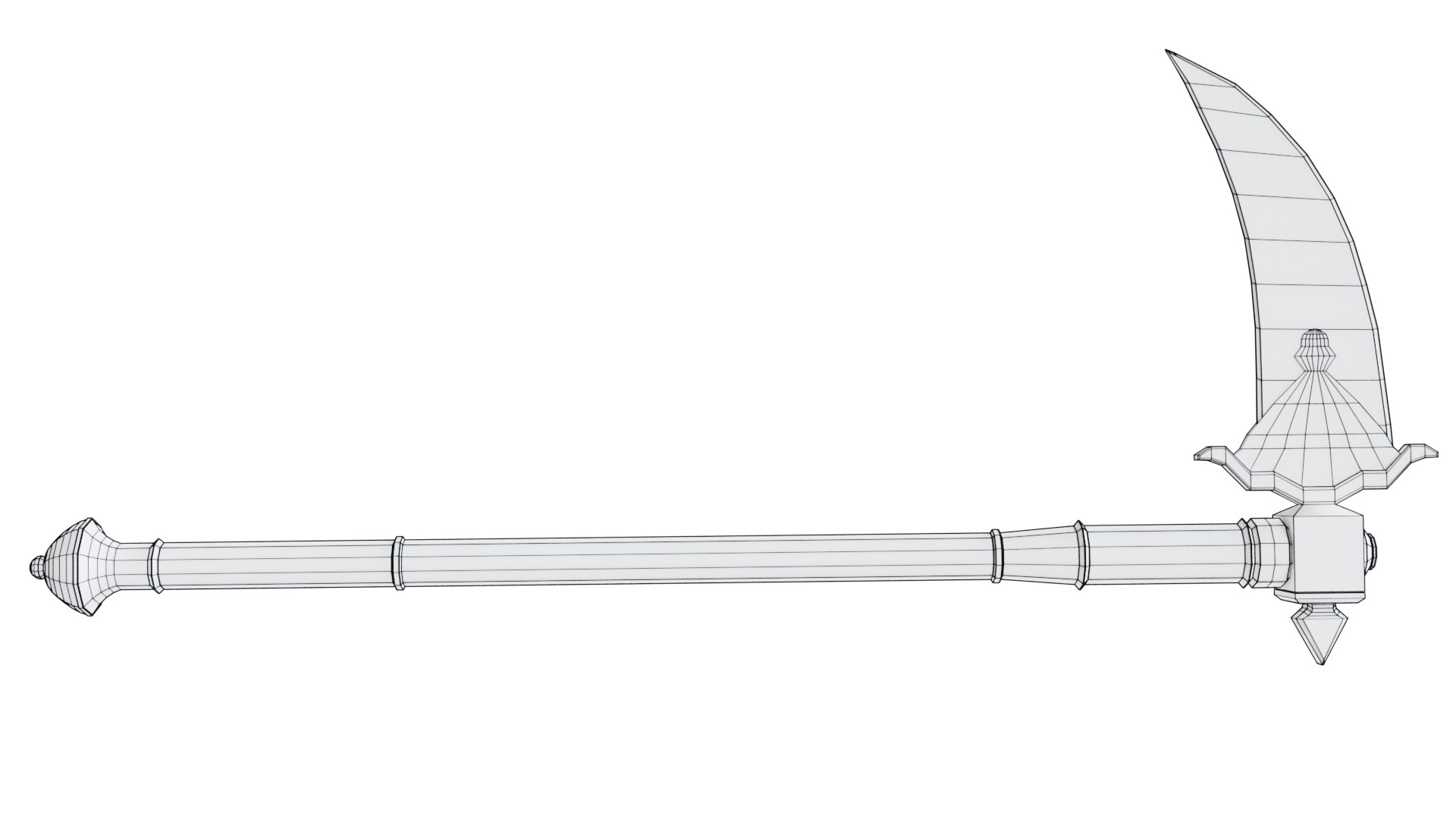 Zaghnal War Scythe 3D Model - TurboSquid 1713463