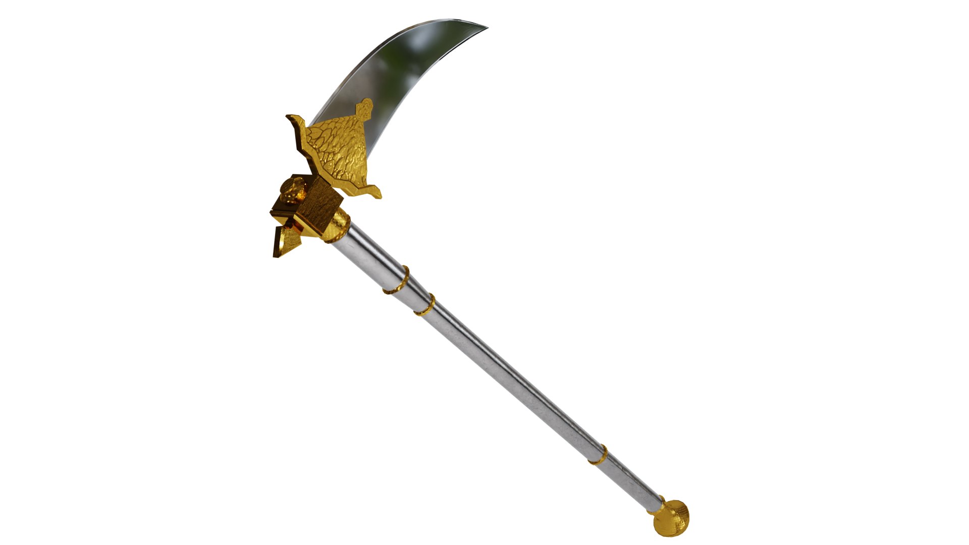 Zaghnal War Scythe 3D Model - TurboSquid 1713463