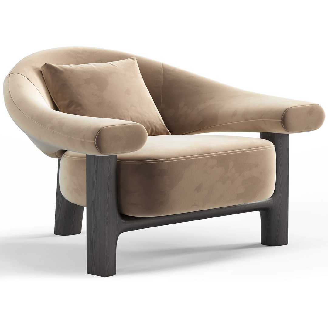 Owen Armchair By Poliform 3D Model - TurboSquid 2411698