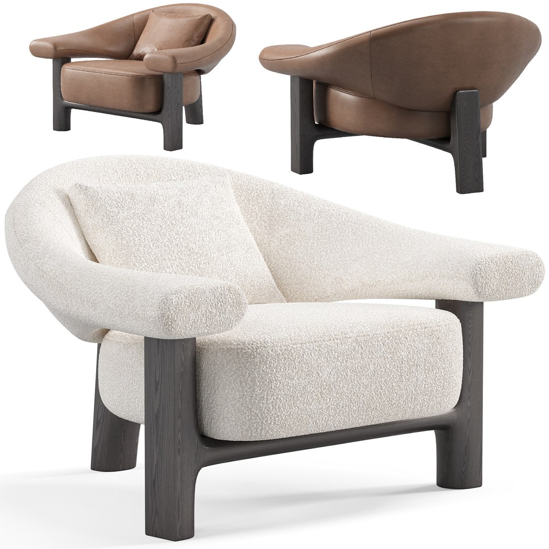 Owen Armchair By Poliform 3D Model - TurboSquid 2411698