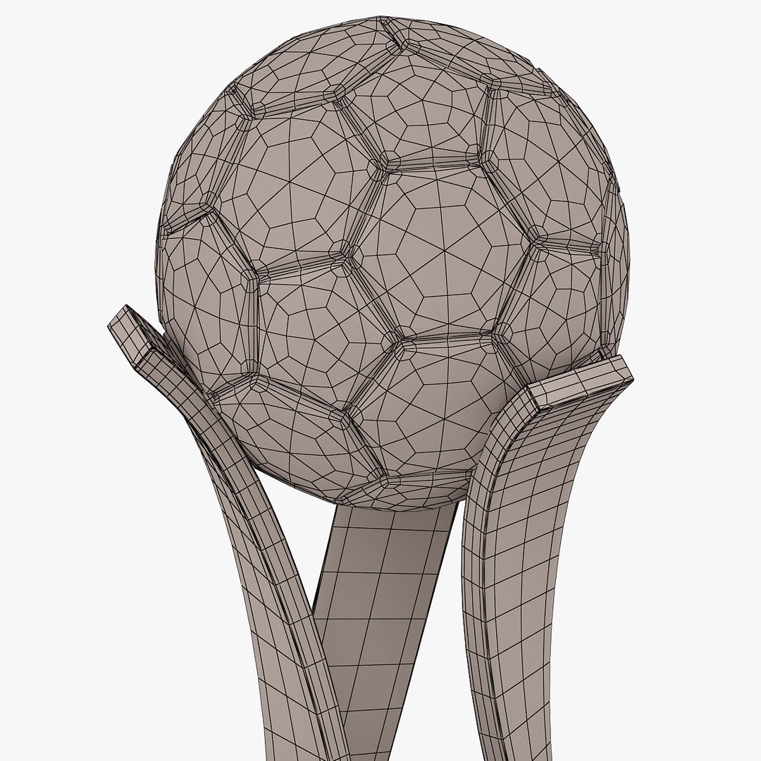 3d Model Of Football Award Cup
