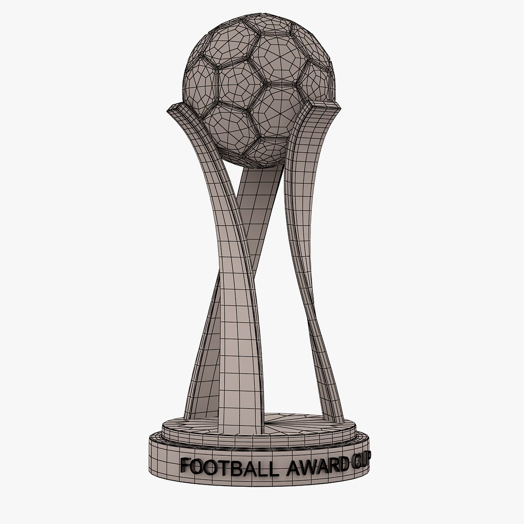 3d Model Of Football Award Cup