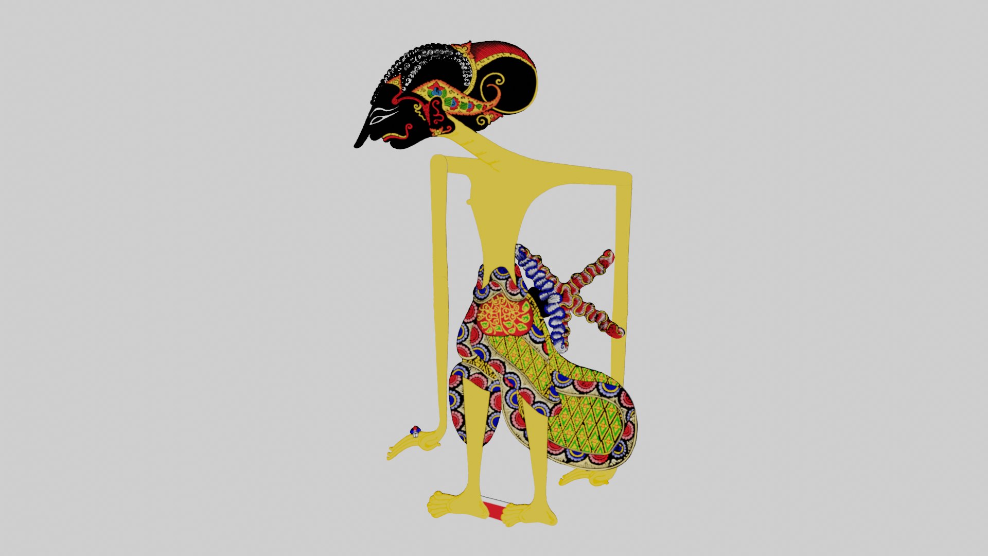 Wayang Kulit Yudistira 3D Model - TurboSquid 2268434