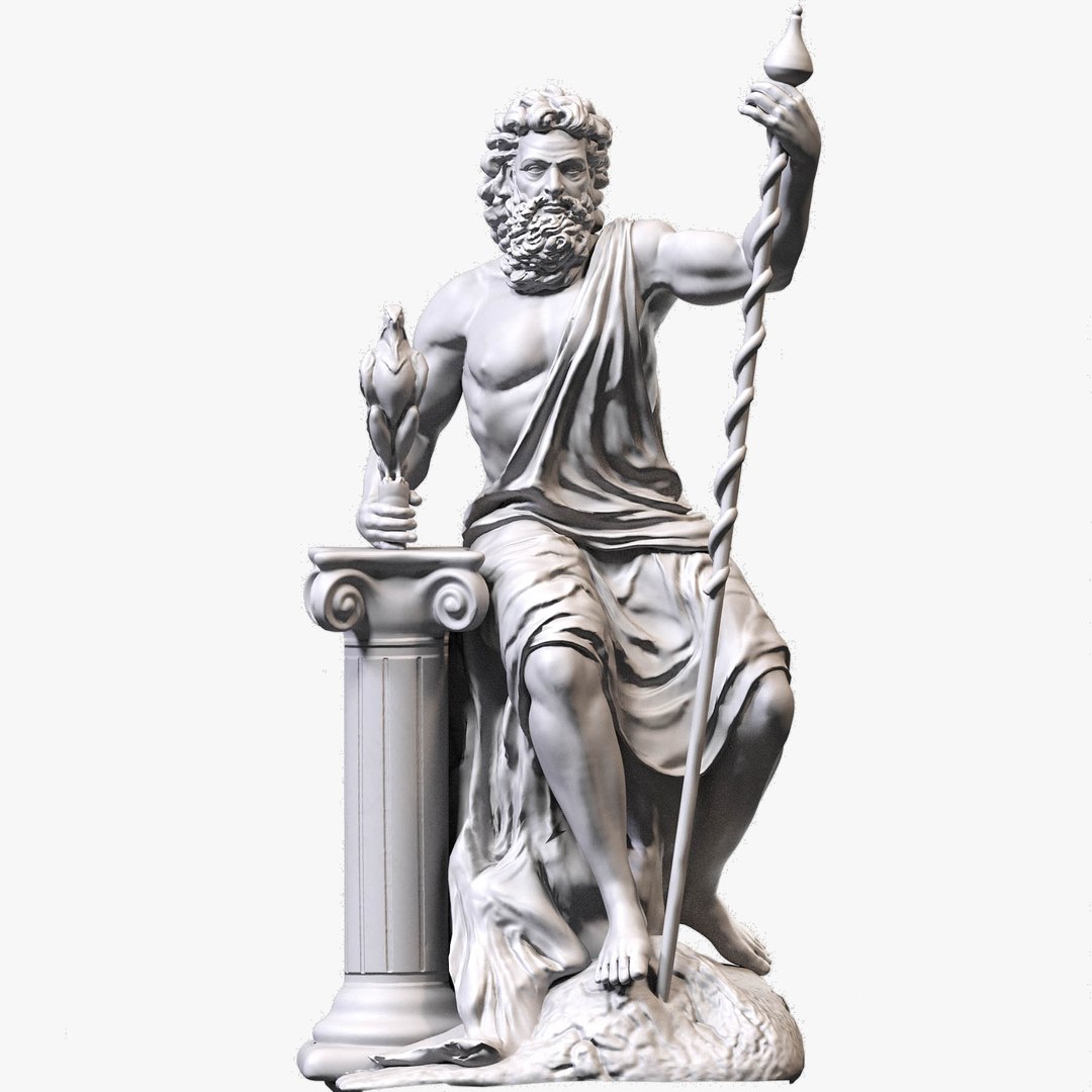 3D Zeus Sculpture 3d Model - TurboSquid 1781271