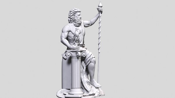 3D Zeus Sculpture 3d Model - TurboSquid 1781271