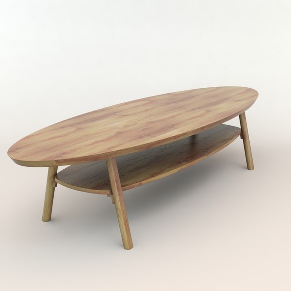 Coffee table model - TurboSquid 1709800
