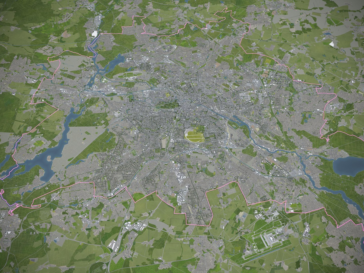 Berlin City Area 3D Model - TurboSquid 1334270