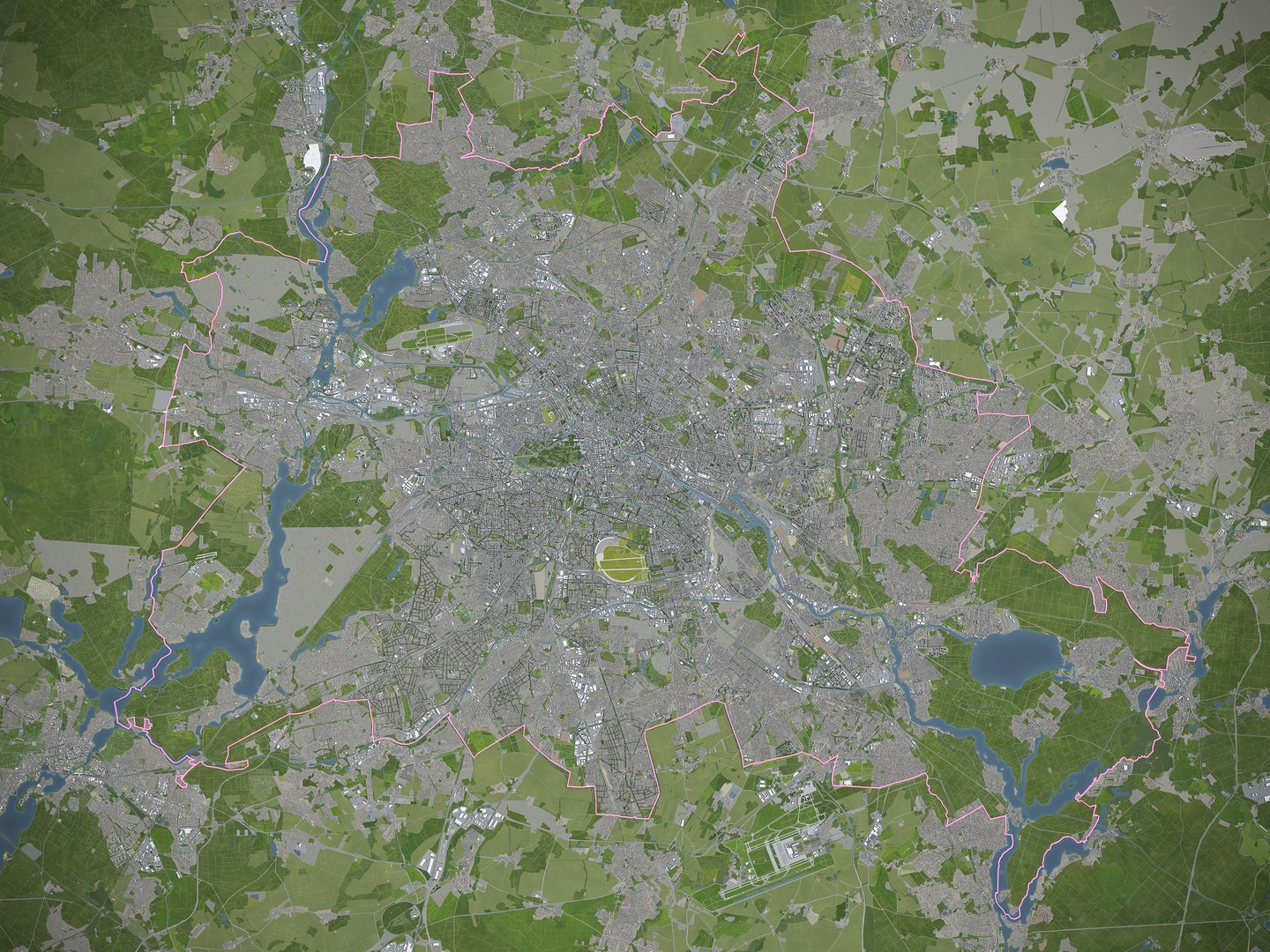 Berlin City Area 3D Model - TurboSquid 1334270