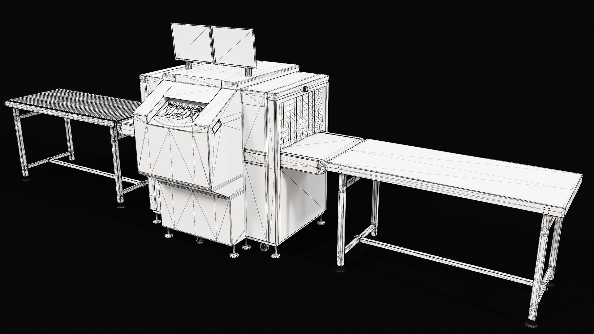 Airport Luggage Scanner - PBR Game Ready 3D - TurboSquid 2134961