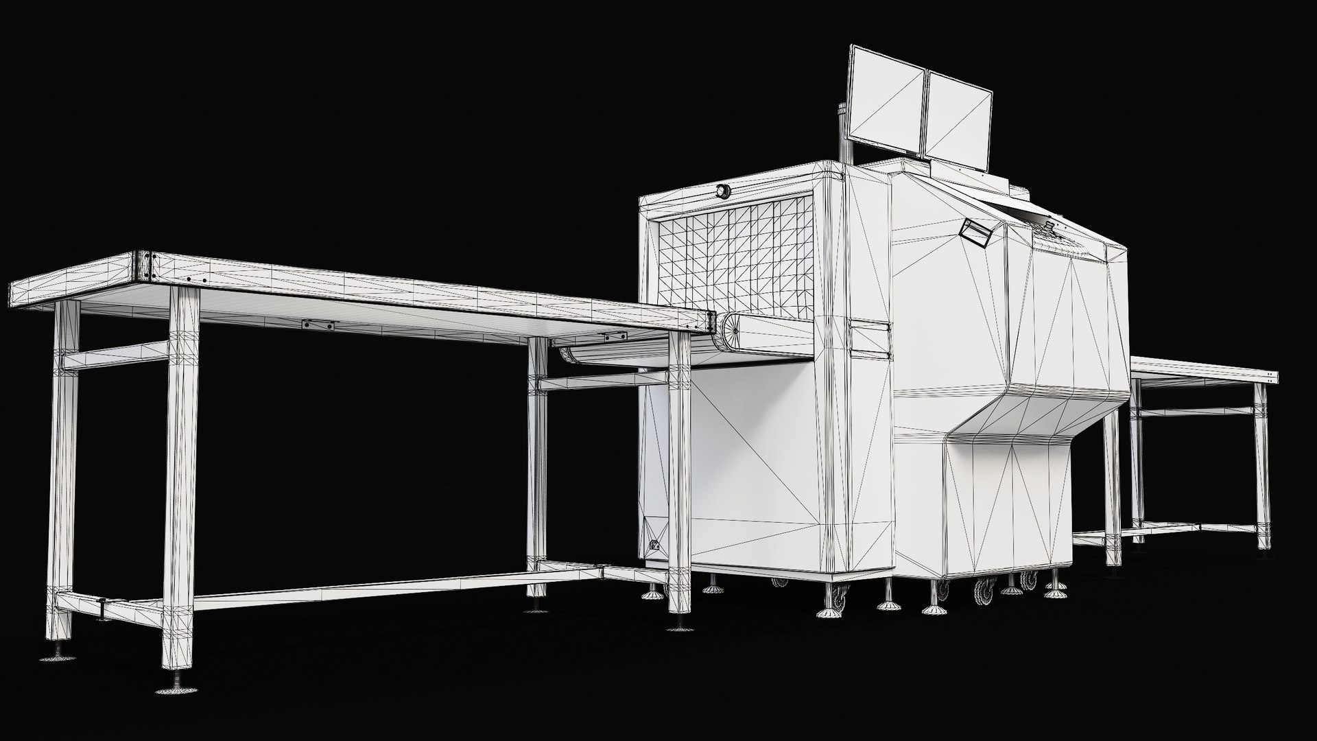 Airport Luggage Scanner - PBR Game Ready 3D - TurboSquid 2134961