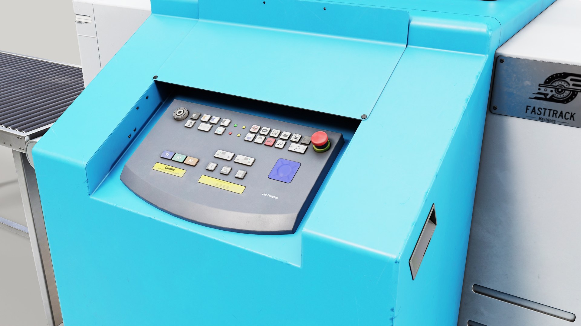 Airport Luggage Scanner - PBR Game Ready 3D - TurboSquid 2134961