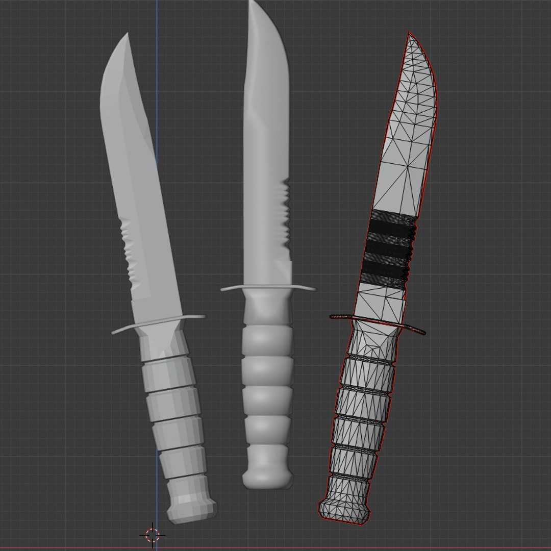 3D Model Knife Weapon - TurboSquid 1465918