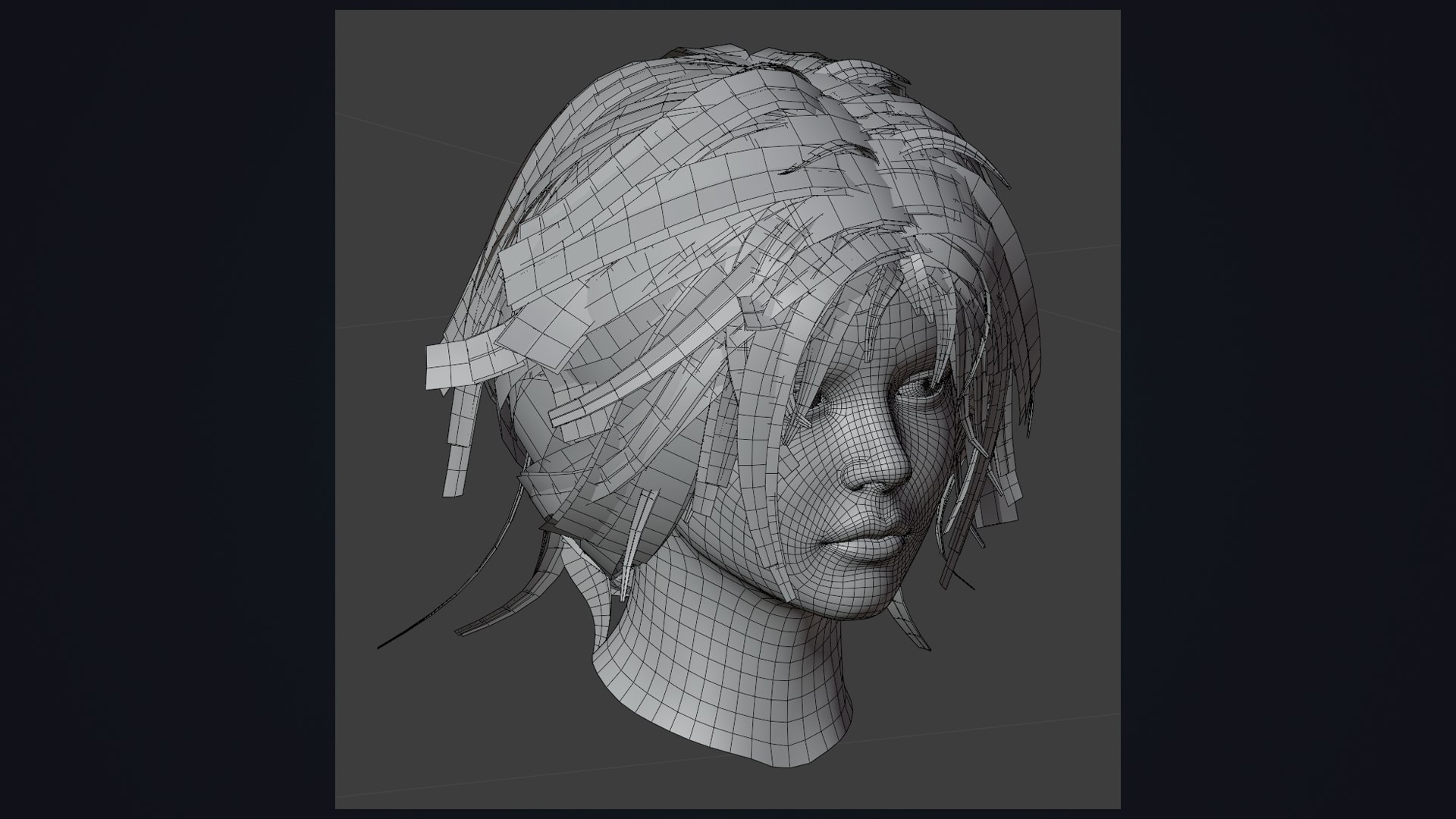 3D Female Haircut 2 Model - TurboSquid 2422548