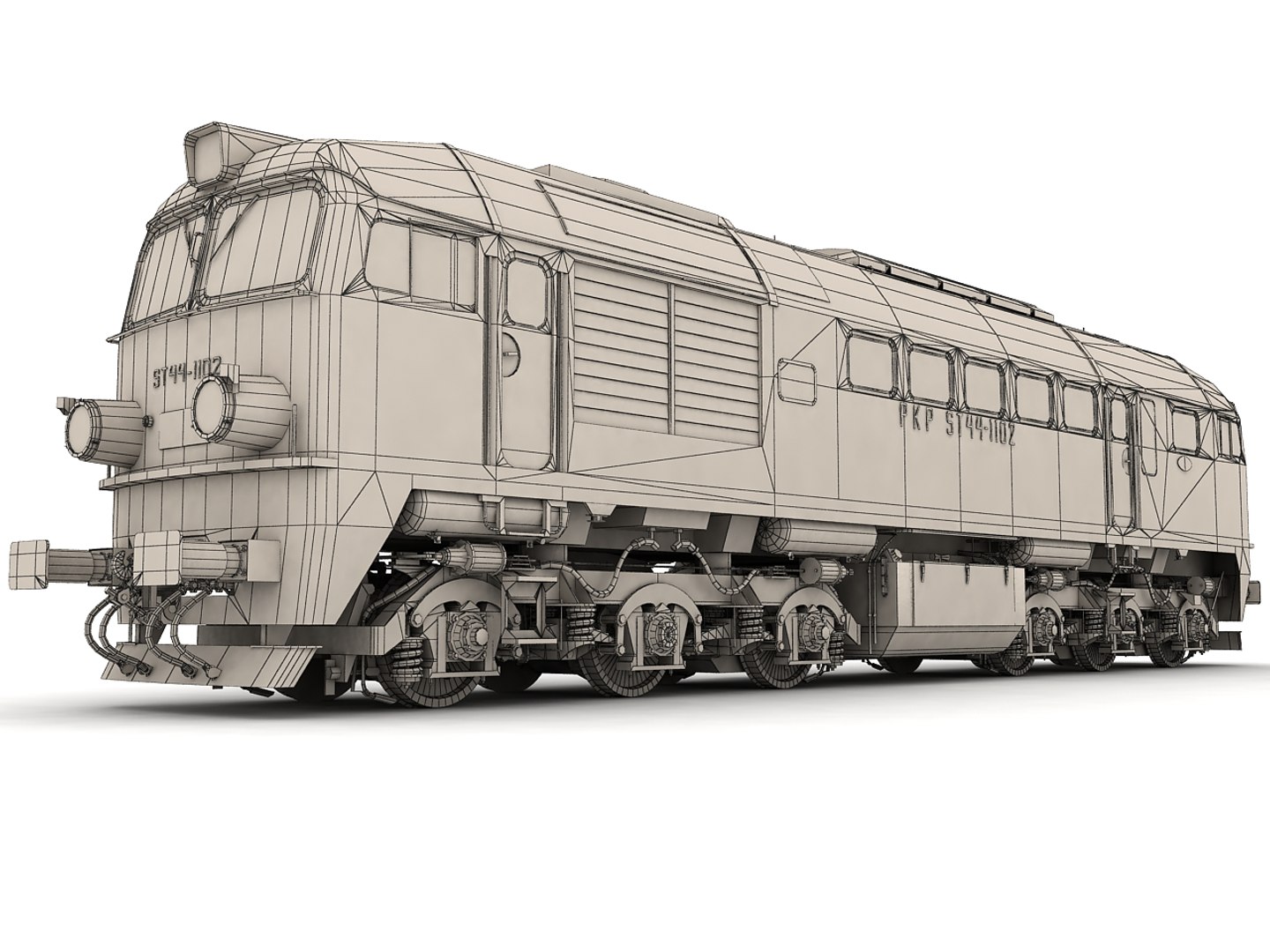 Diesel Locomotive St44 Max