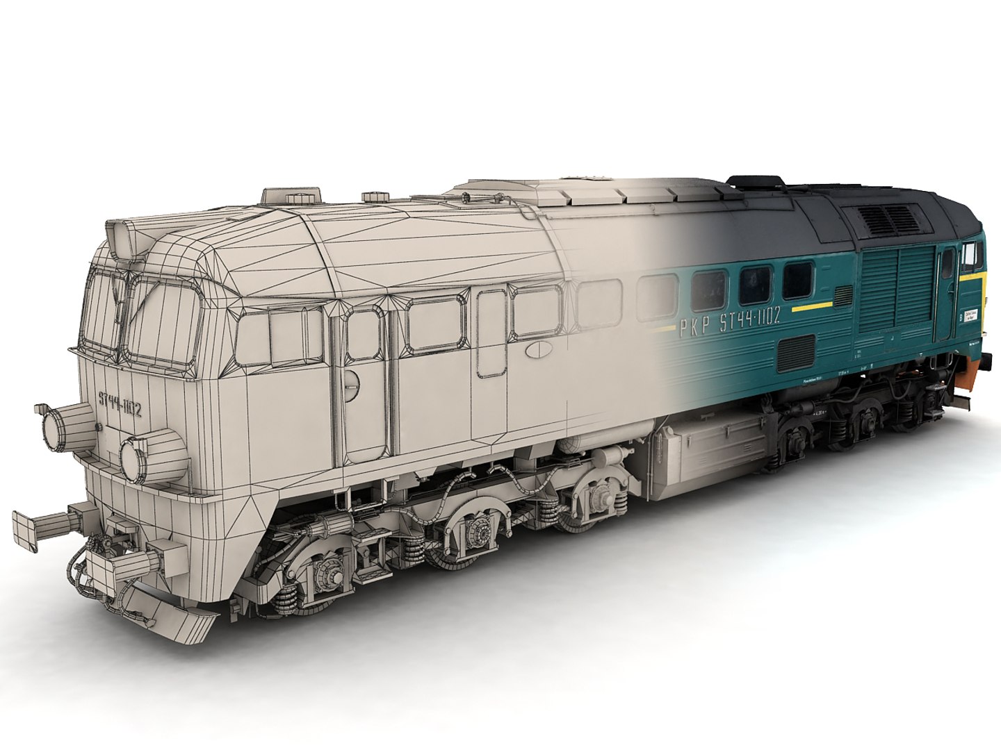 Diesel Locomotive St44 Max