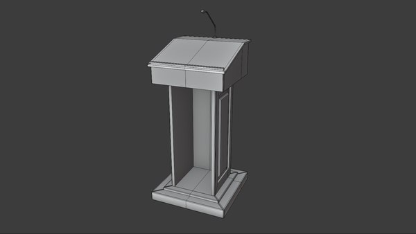 3D model podium furniture - TurboSquid 1695498