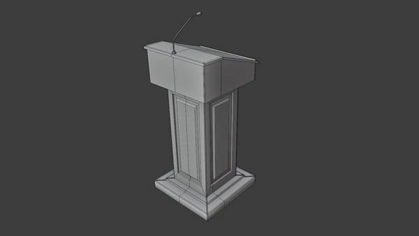 3D model podium furniture - TurboSquid 1695498