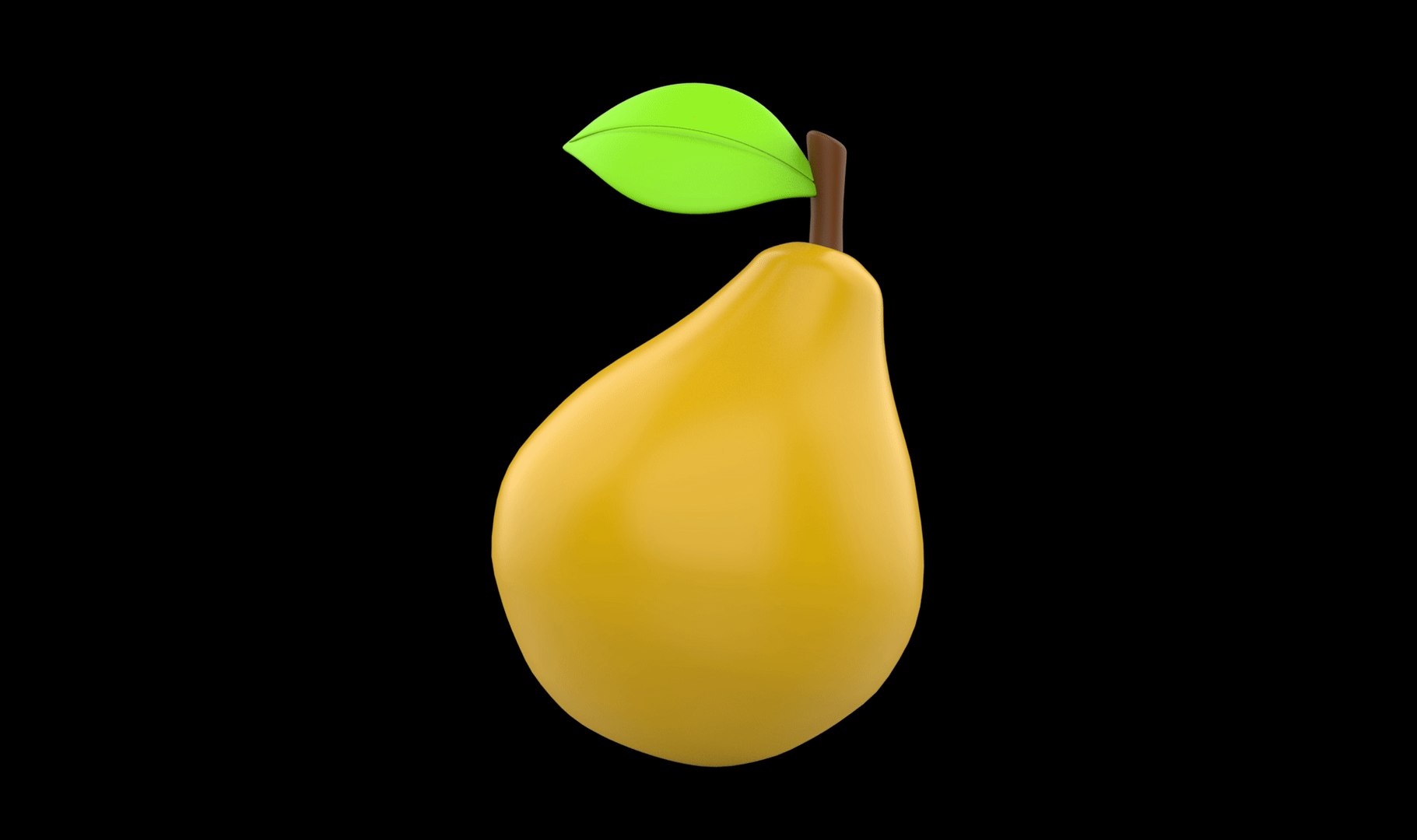 Pear Model Low-poly 3D Model 3D - TurboSquid 2338777