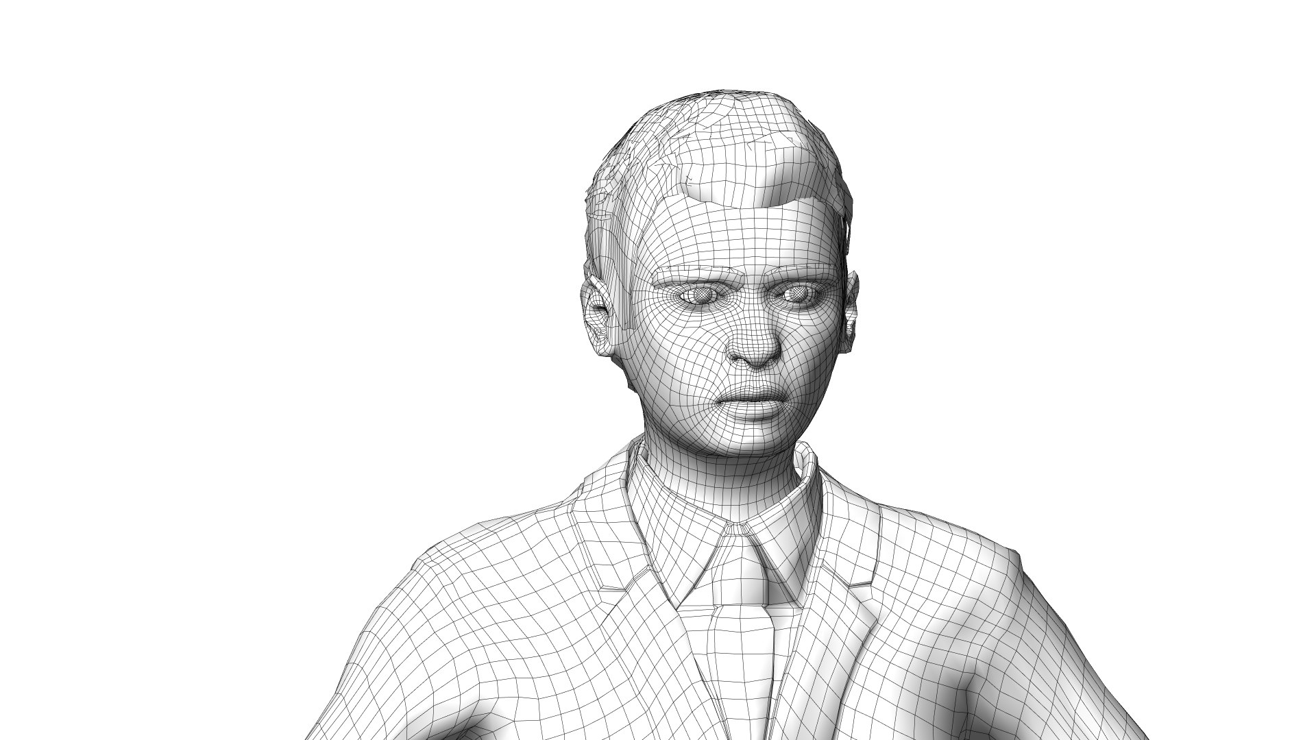 Male Teenager In Suit 3D Model - TurboSquid 1867897