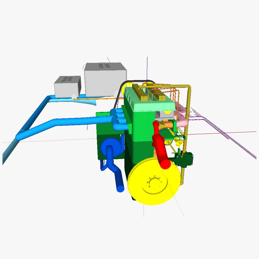 3d ic motor 1 diesel model