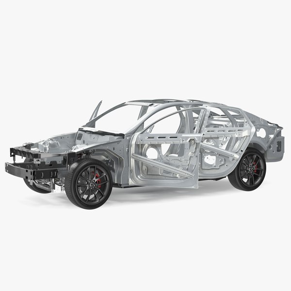 modelo 3d Chasis de coche con bastidor preparado para Maya - TurboSquid ...