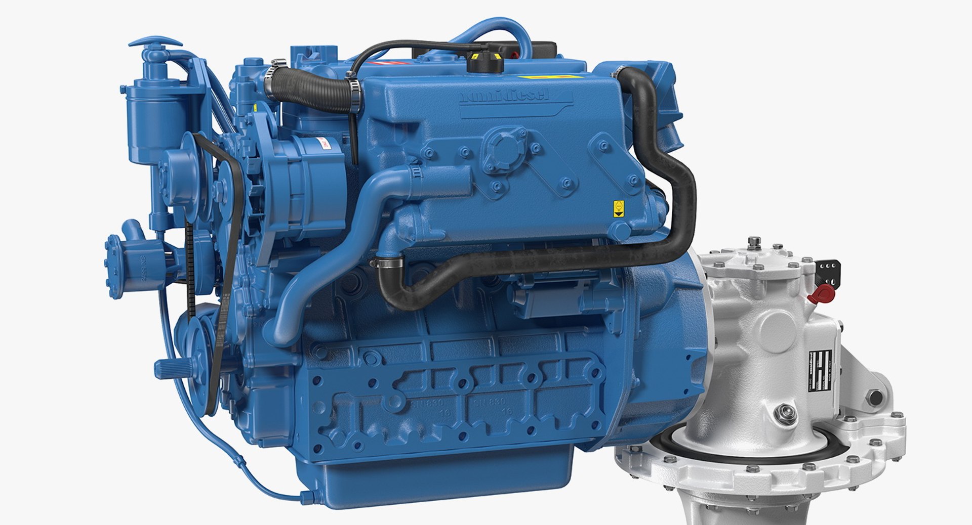 3D nanni marine diesel engine - TurboSquid 1400778