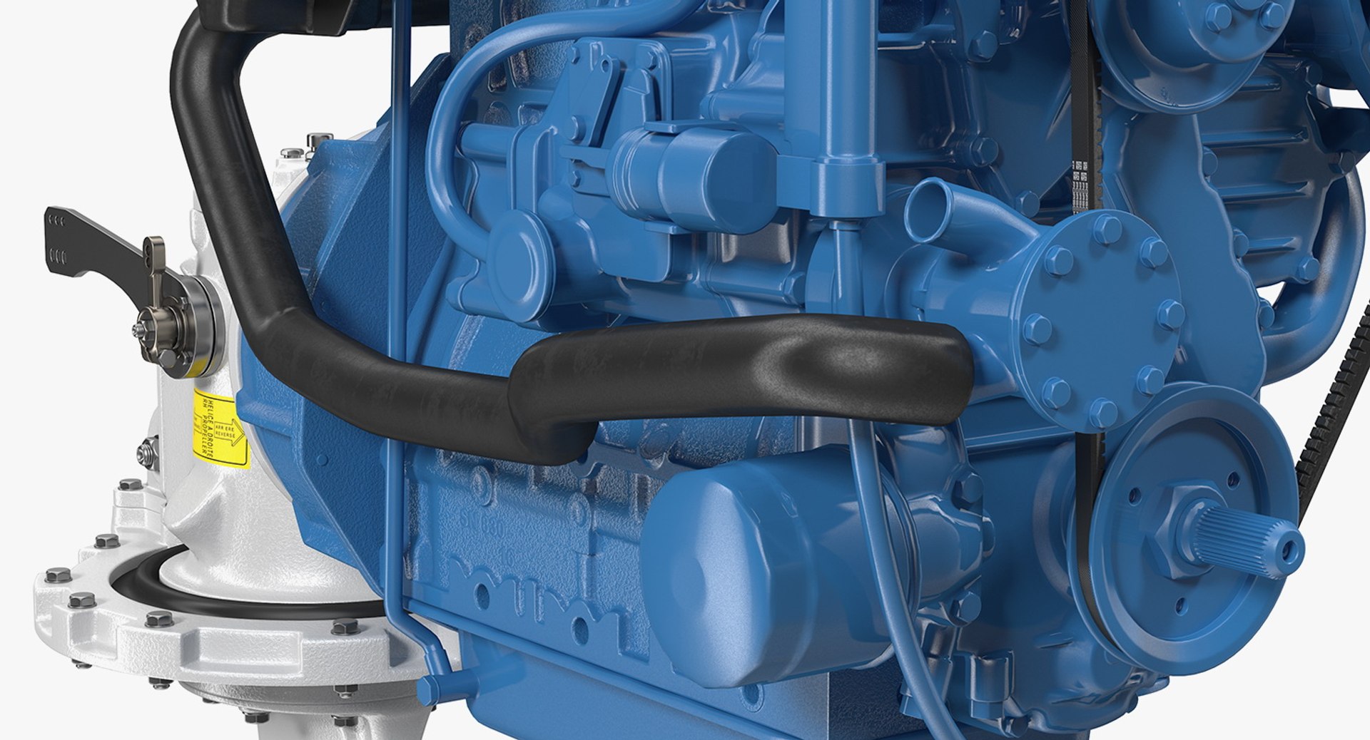 3D nanni marine diesel engine - TurboSquid 1400778