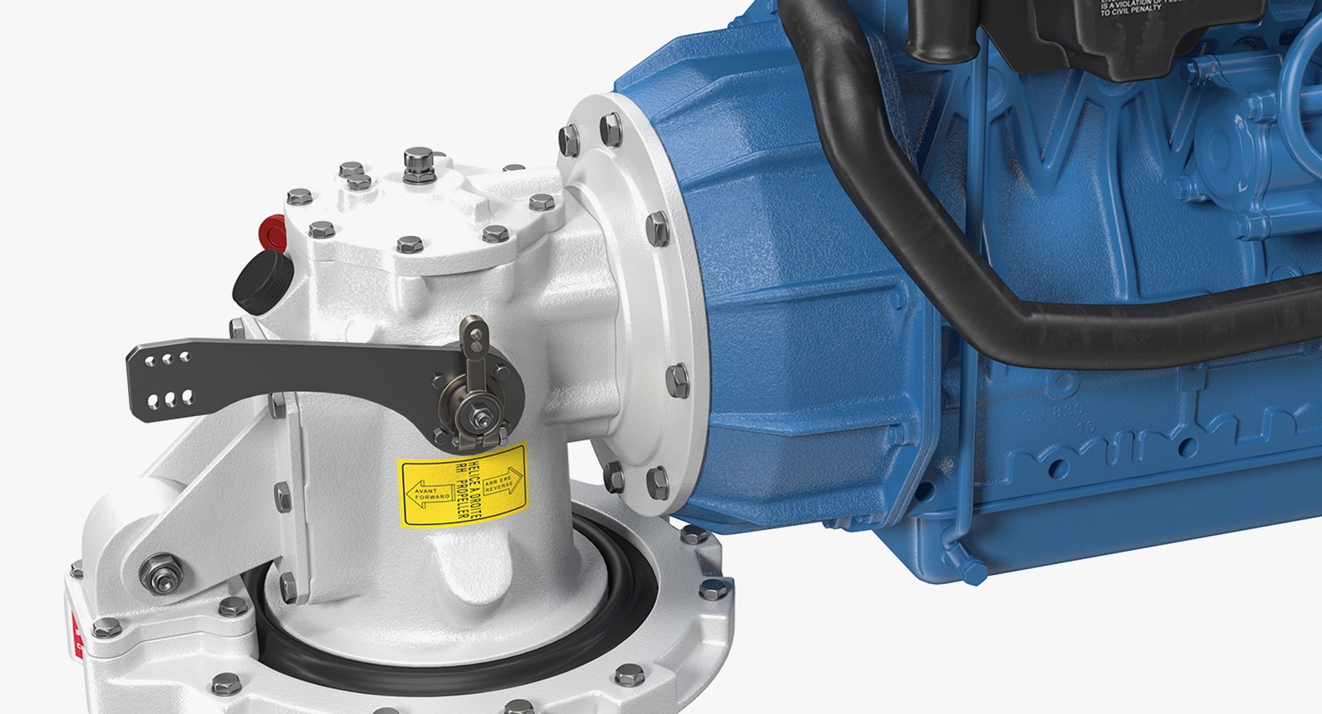 3D nanni marine diesel engine - TurboSquid 1400778