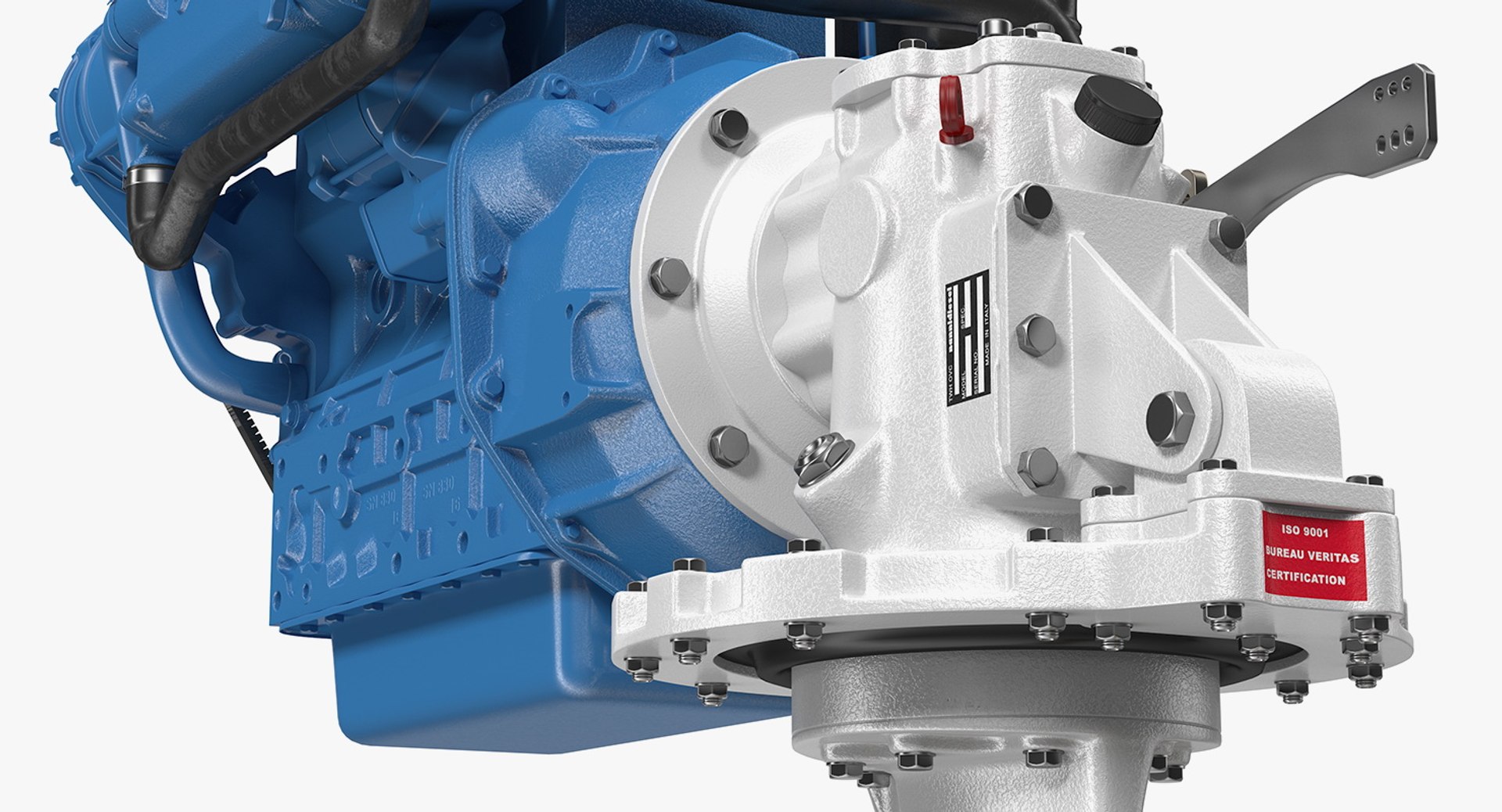 3D nanni marine diesel engine - TurboSquid 1400778