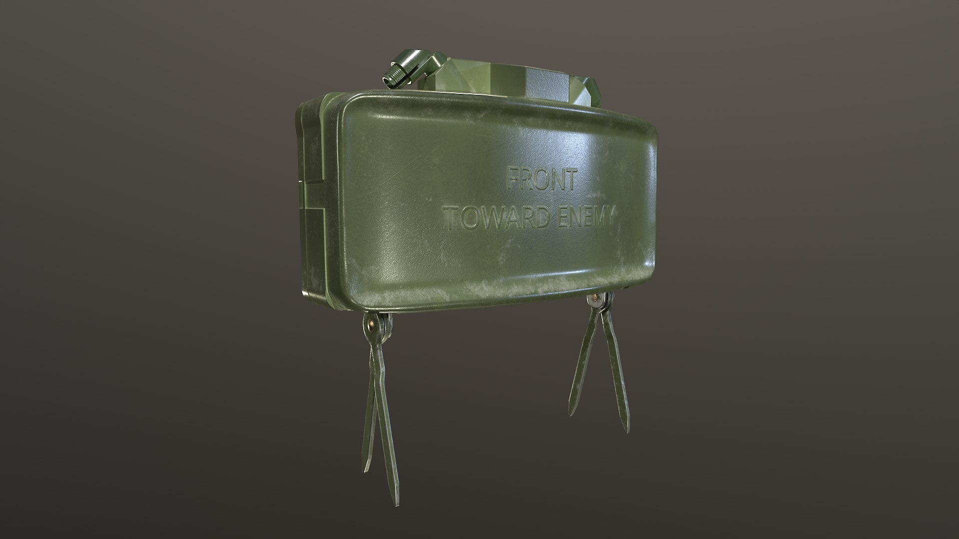 Anti-personnel Mine M18A1 Claymore 3D Model - TurboSquid 2234380