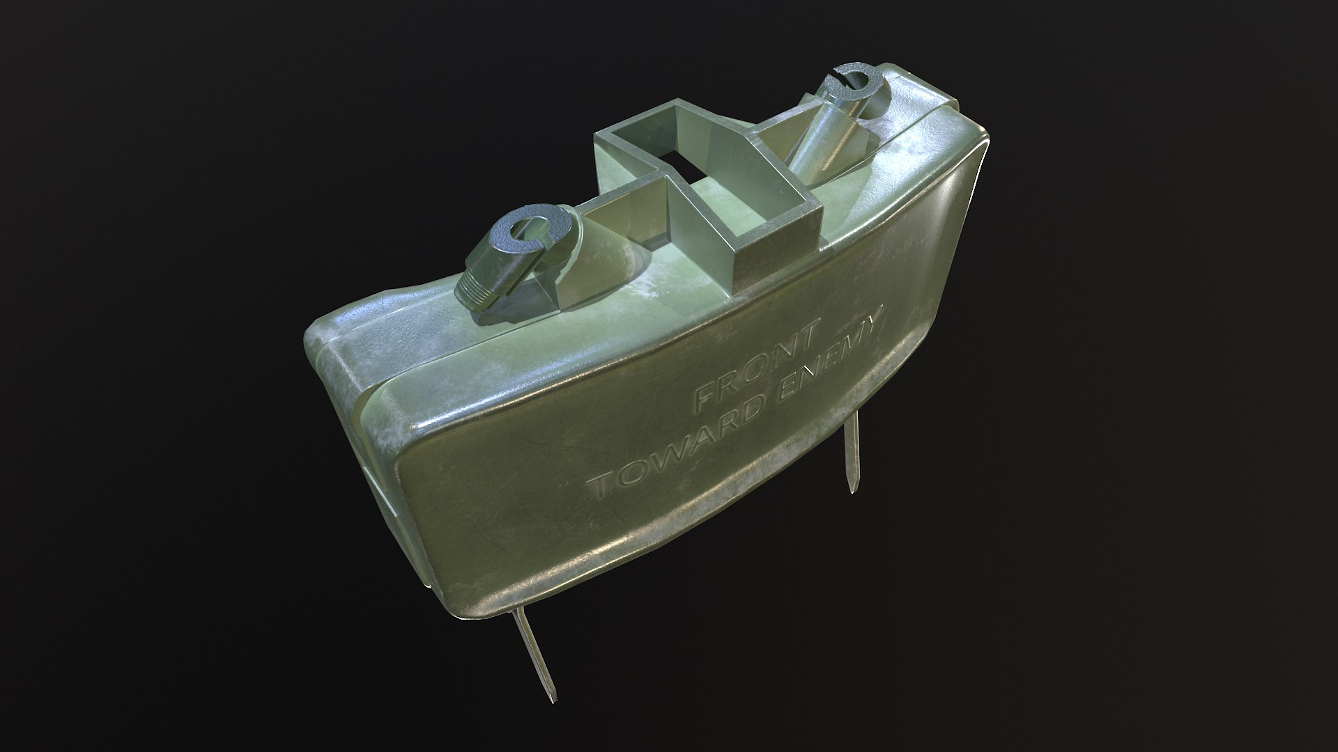 Anti-personnel Mine M18A1 Claymore 3D Model - TurboSquid 2234380