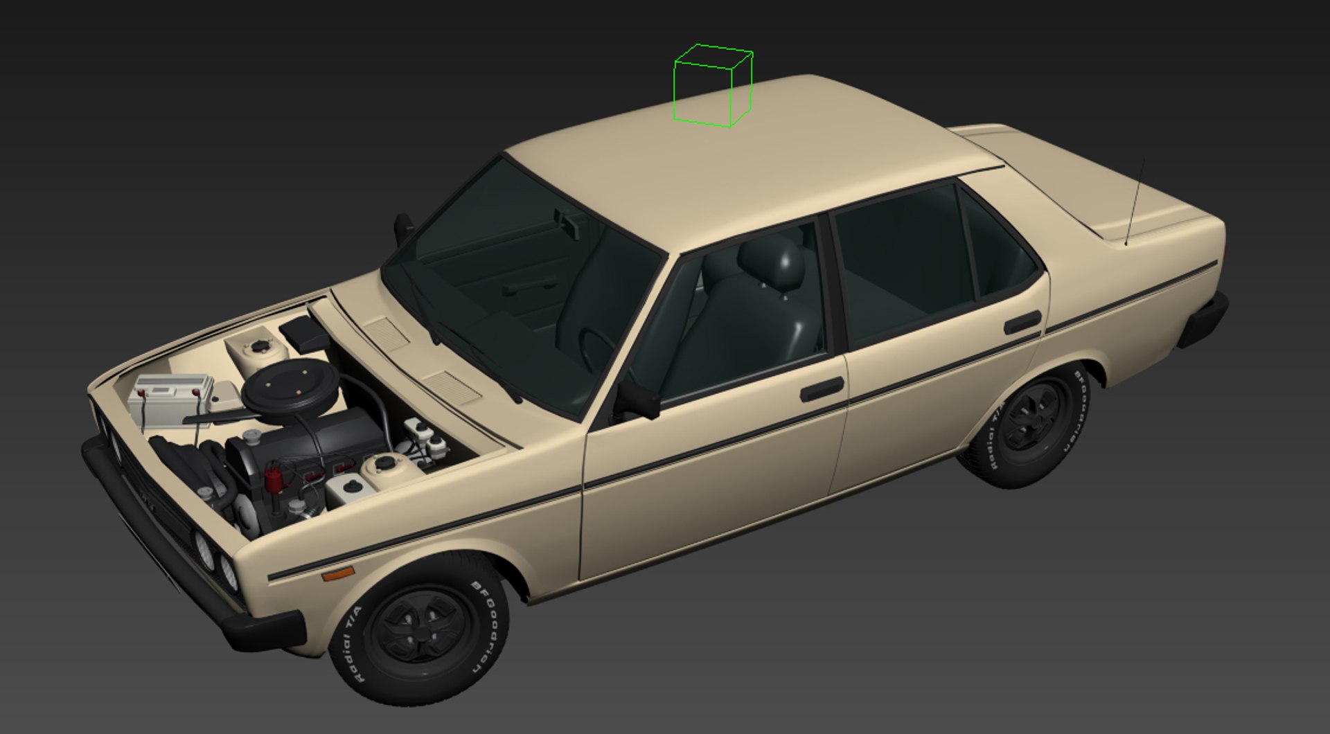 3D Fiat 131 - TurboSquid 2010431