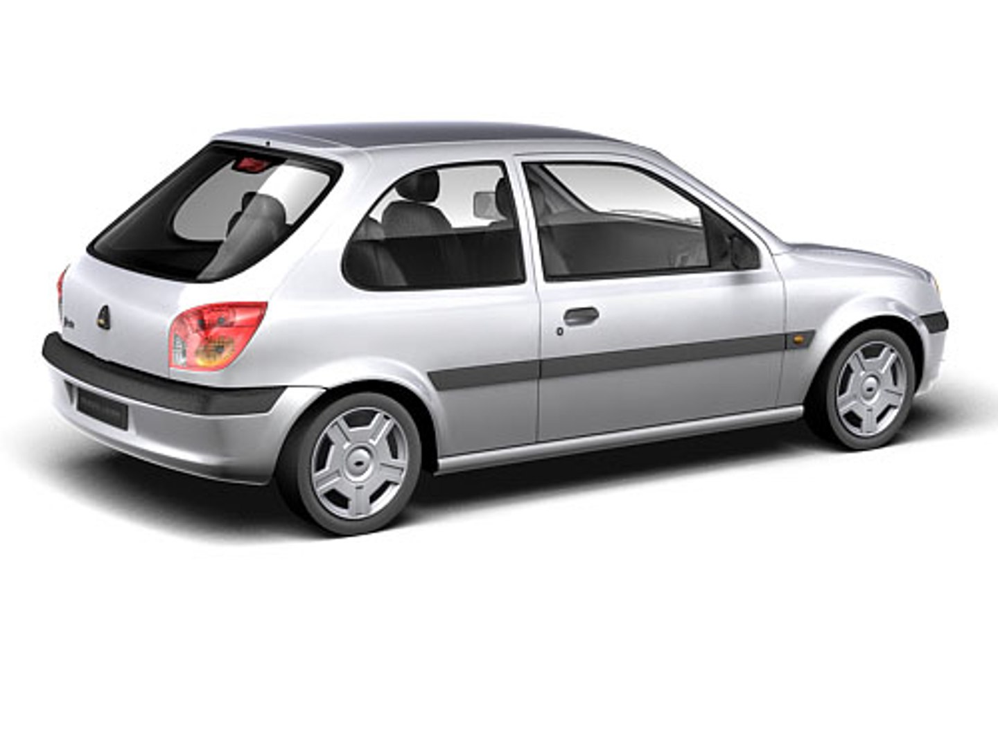 Fiesta 2000 Mk5 3d Model