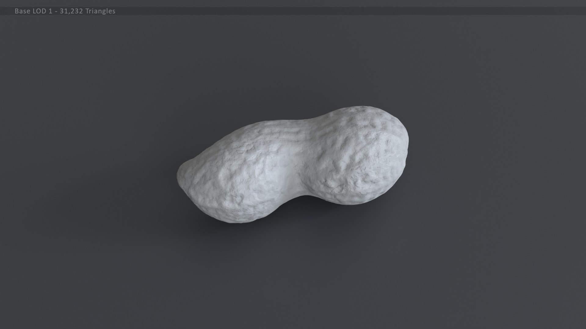 Peanut Unshelled Double Pod 3 3D - TurboSquid 1942839