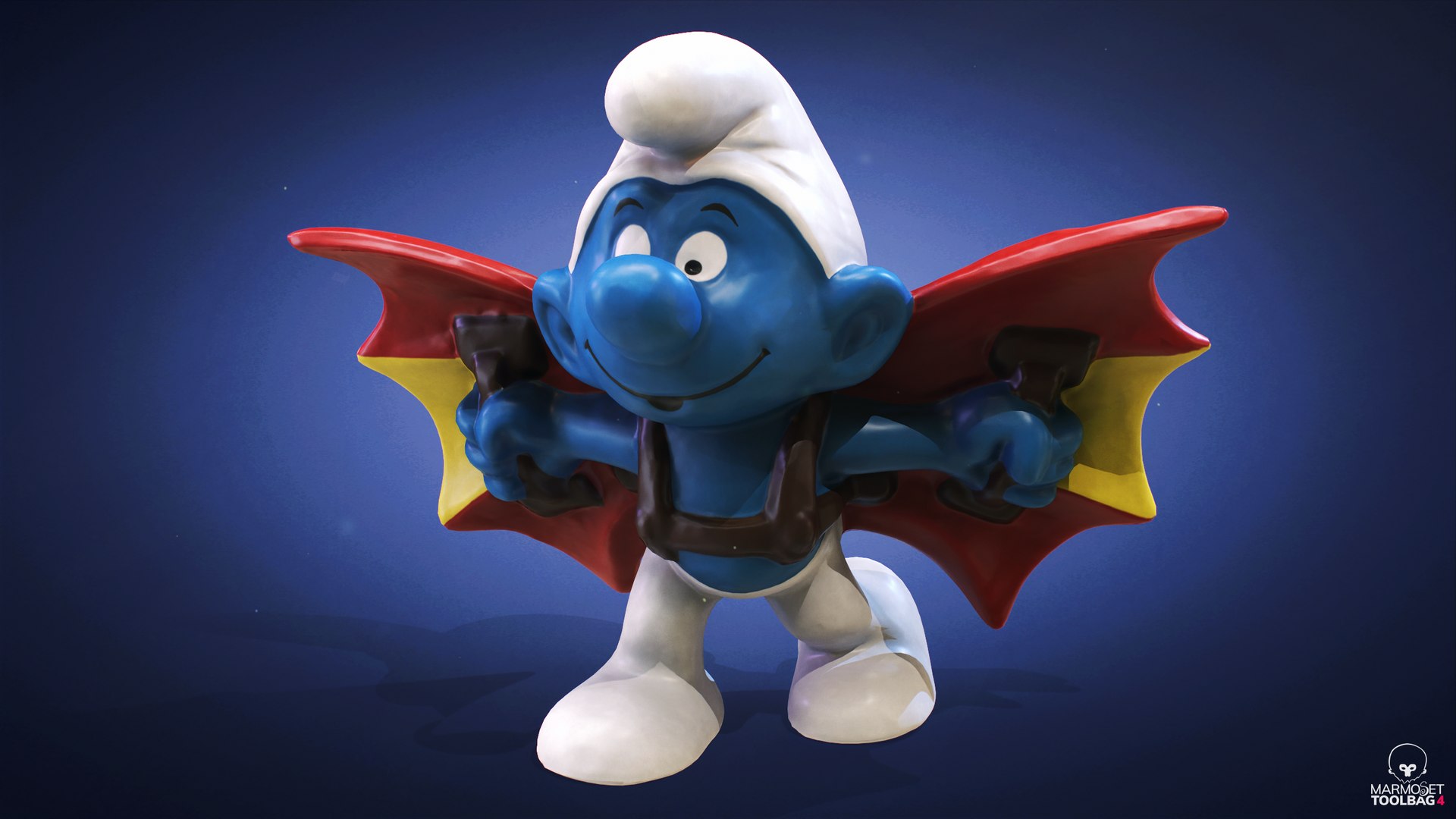 Smurf Flying Wings model - TurboSquid 1853574